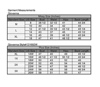 Giovanna Size Chart – GMI SUIT SHOP